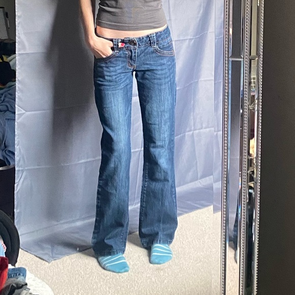 Candie's | Jeans | Candies Juniors Size 5 Embroidered Low Rise Bootcut ...